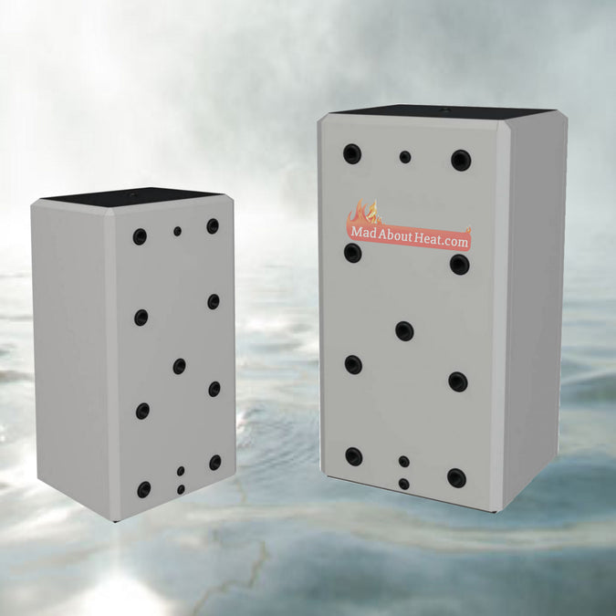 wood log biomass burning boilers, space heaters, buffer tanks. – Mad ...